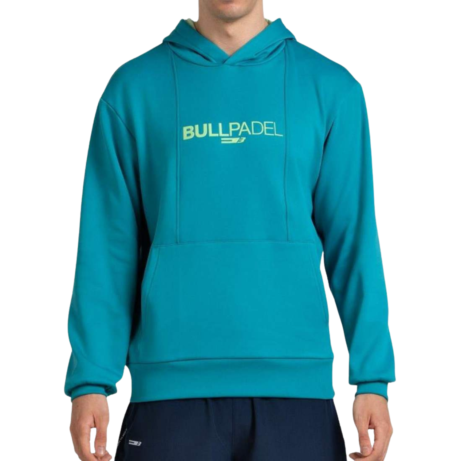 SUDADERA BULLPADEL ACUBE 048 VERDE AZULADO - Revolution Padel Store