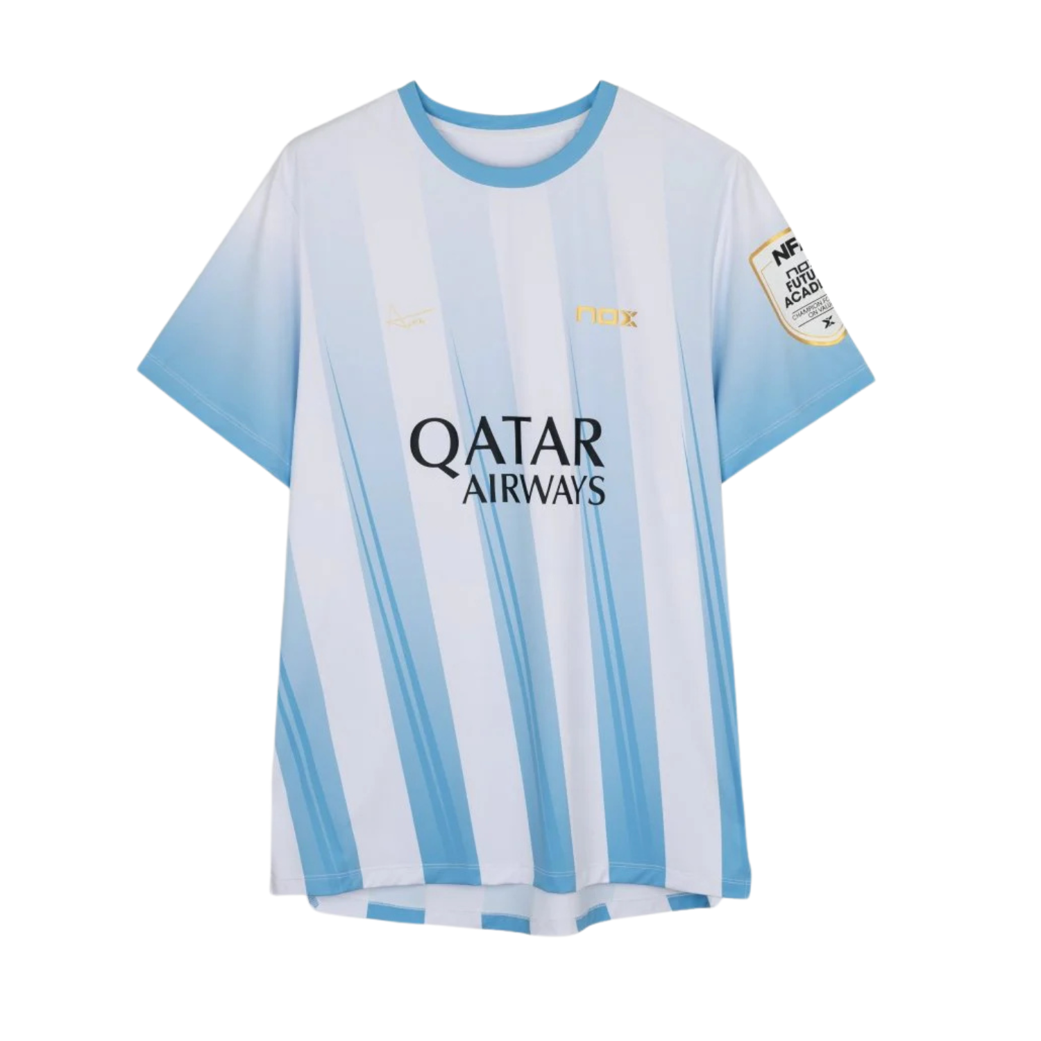 CAMISETA NOX SPONSORS AT10 LIGHT BLUE - Revolution Padel Store